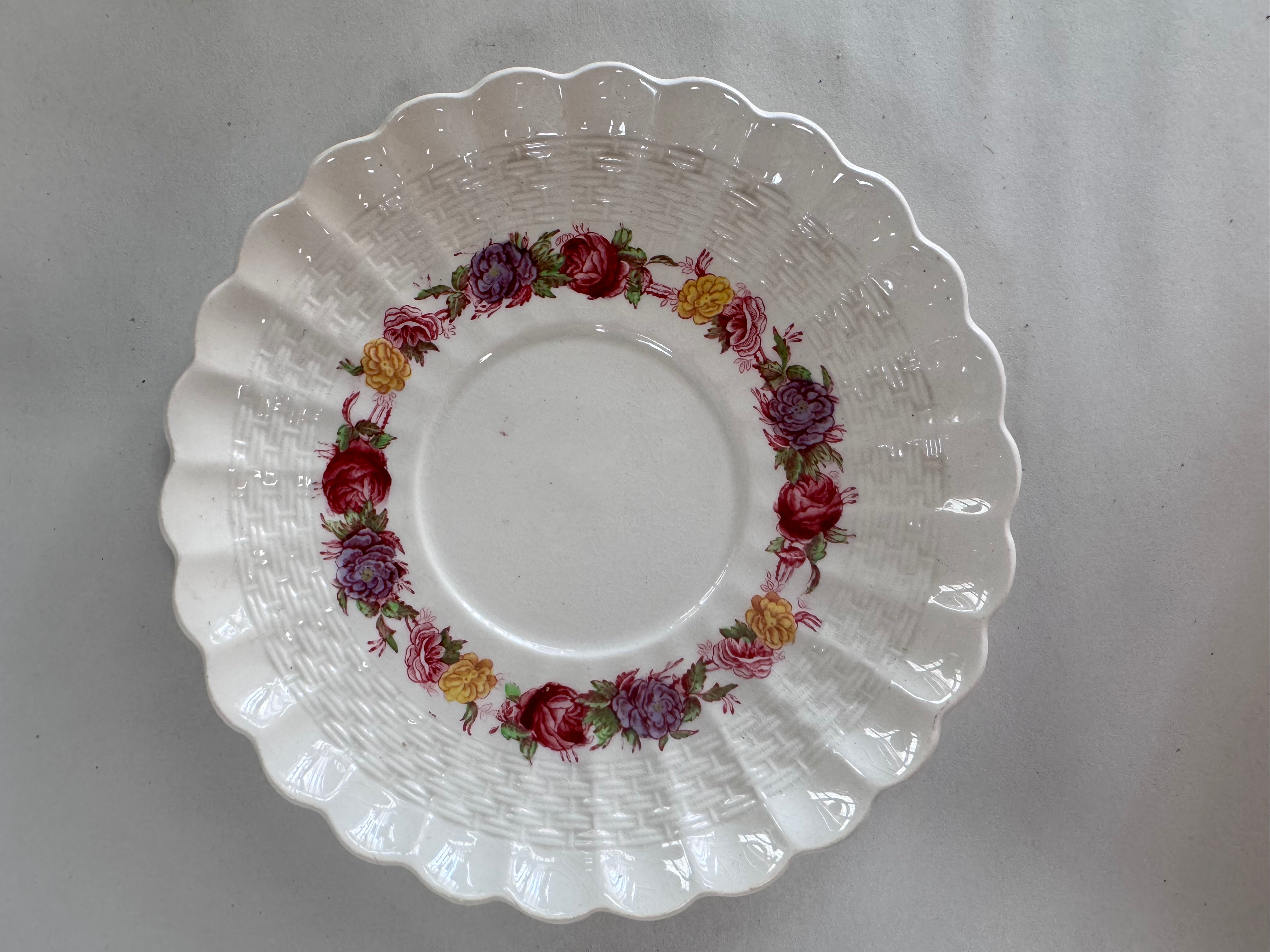 Spode Briar Rose Saucer – Two Girls Treasure